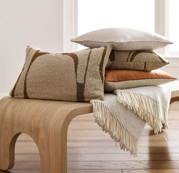 14 Inch Lumbar Pillow With Welt | Mitchell Gold + Bob Williams