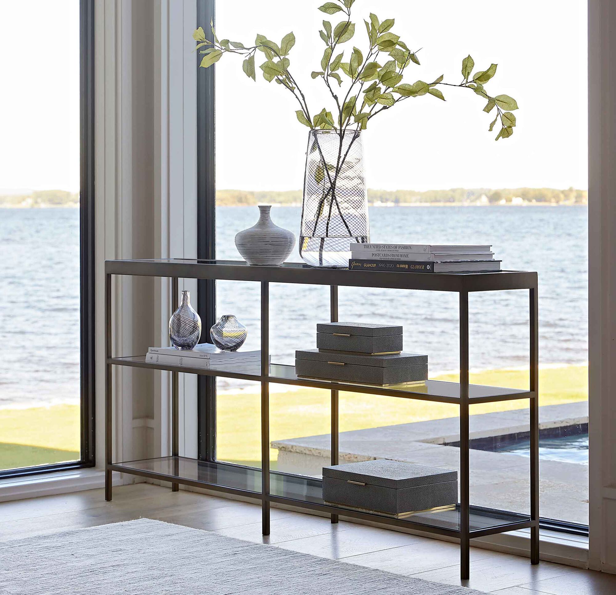 Vienna Low Bookcase - Extra Large | Mitchell Gold + Bob Williams